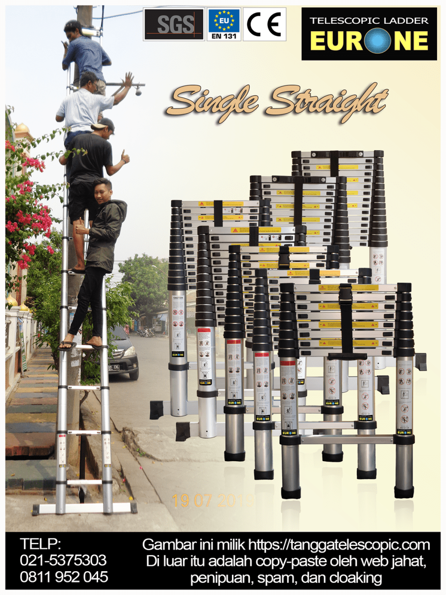 TANGGA ALUMINIUM: BARU DAN MODERN | Tangga Telescopic
